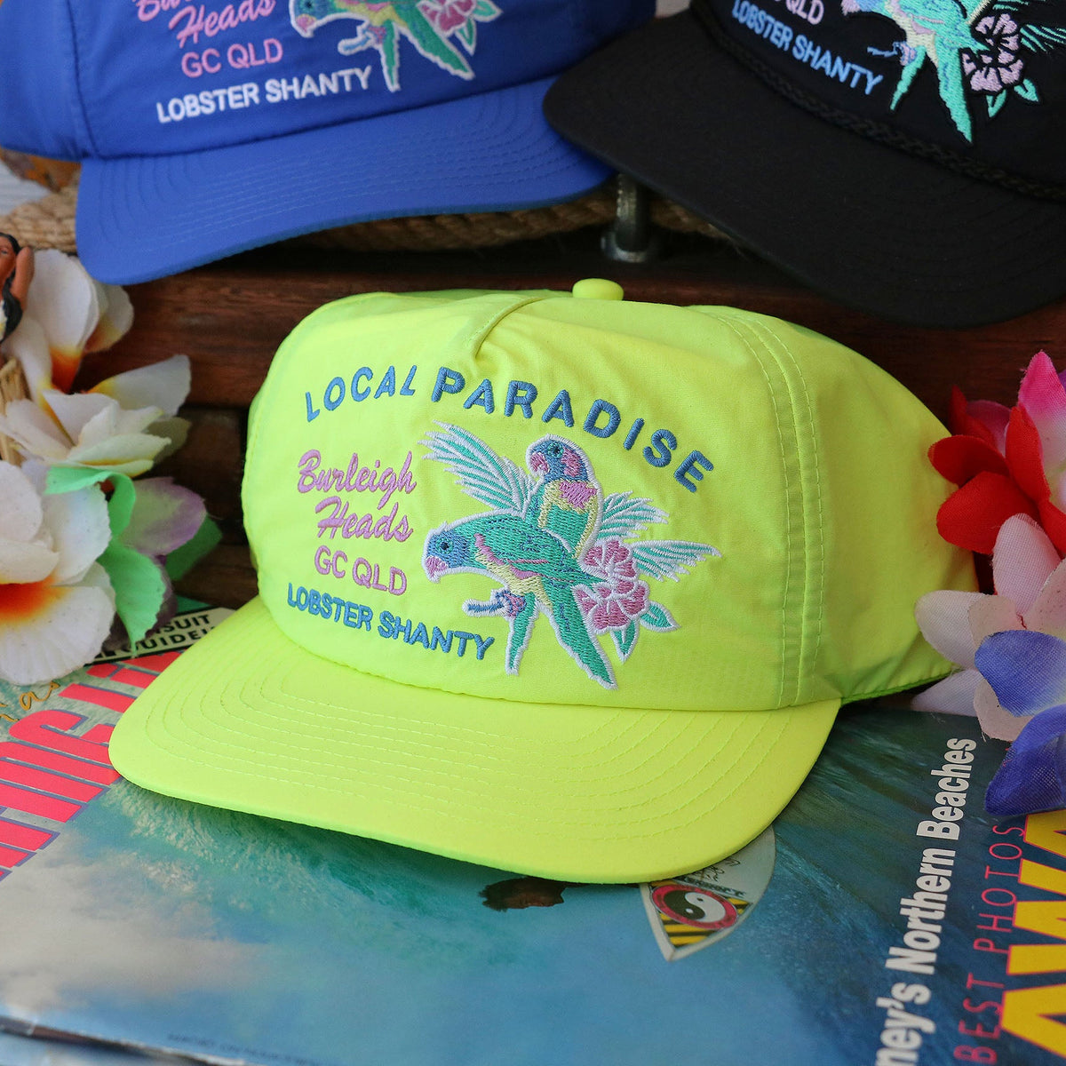 Local Paradise - Yellow Surf Cap – Lobster Shanty