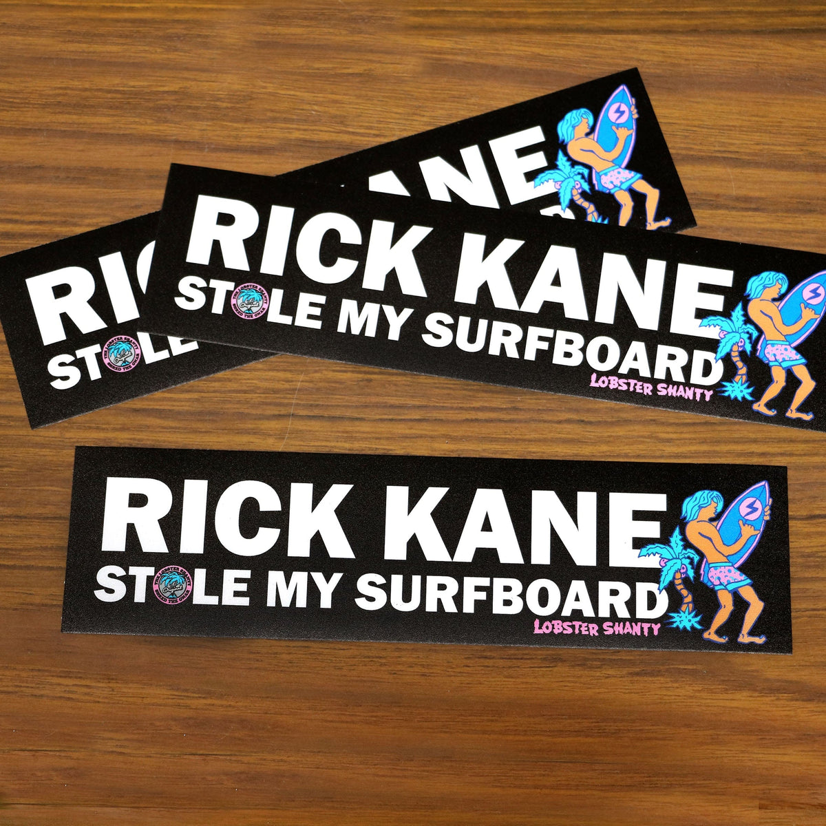 Rick Kane Surfboard - Sticker – Lobster Shanty
